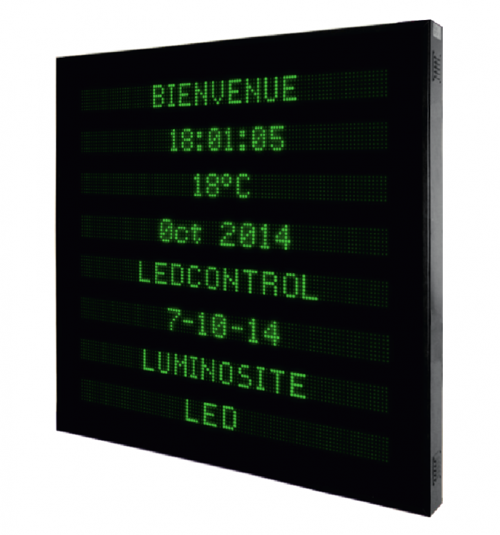 Led Control | Afficheur de texte à LED intérieur